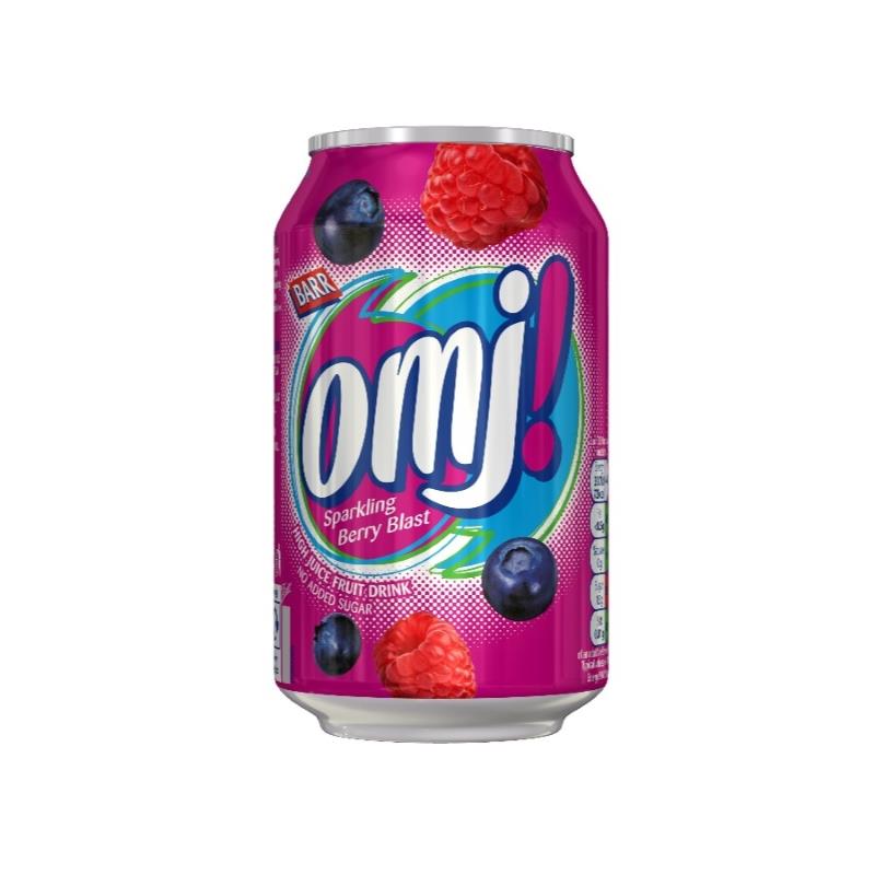 OMJ! Berry Blast Cans 330ml - CPD Direct