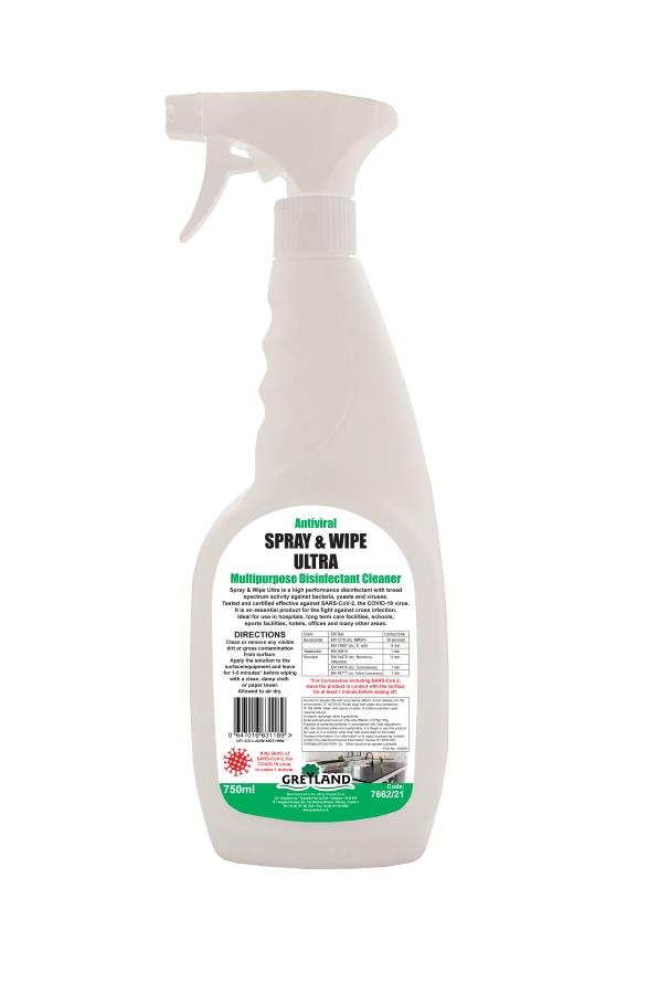 Greyland Spray & Wipe Ultra 750ml - CPD Direct